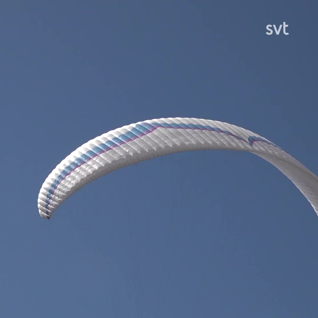Här lyfter skärmflygarna mot Orsas himmel | SVT Nyheter